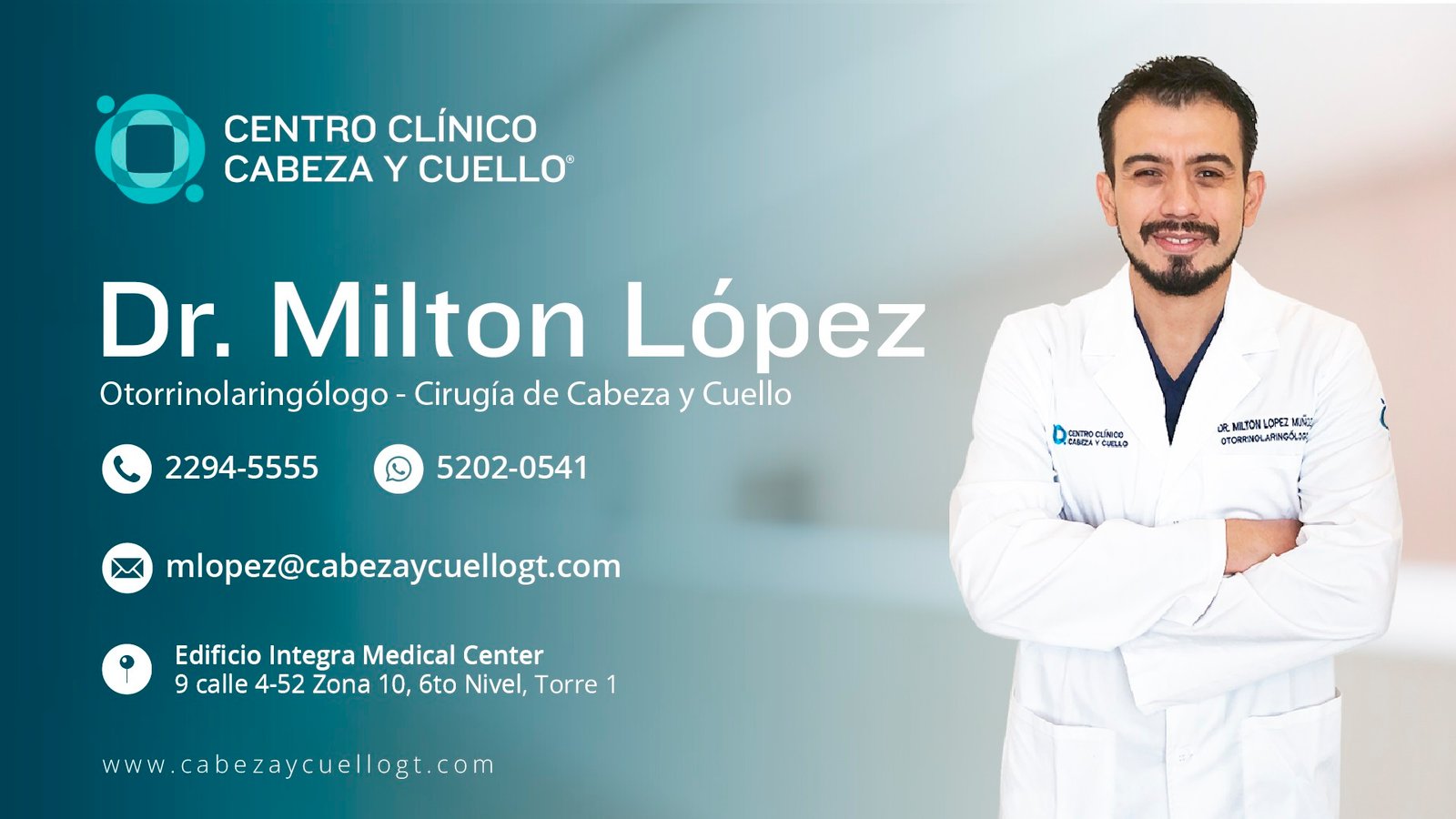Dr. Milton López | Centro Clínico Cabeza y Cuello